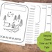 Printable Camping Theme Blank Draw and Write Pages, Homeschool Template ...