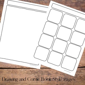 Printable Summer Draw and Write Journal, Homeschool Template, Blank ...