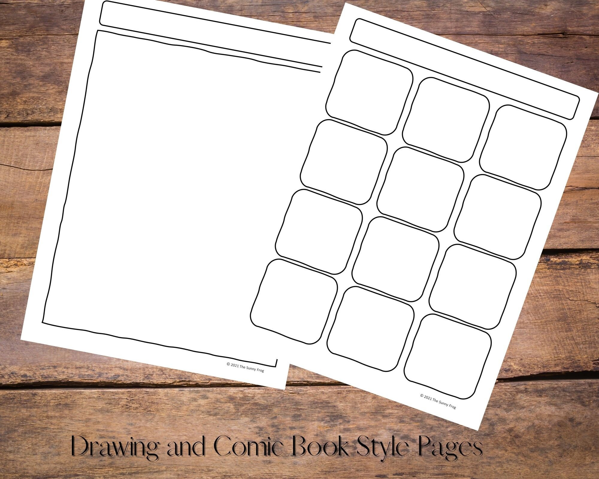 Printable Summer Draw and Write Journal, Homeschool Template, Blank ...