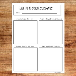 Printable Last Day of School Activities and Last Day Signs, Homeschool ...