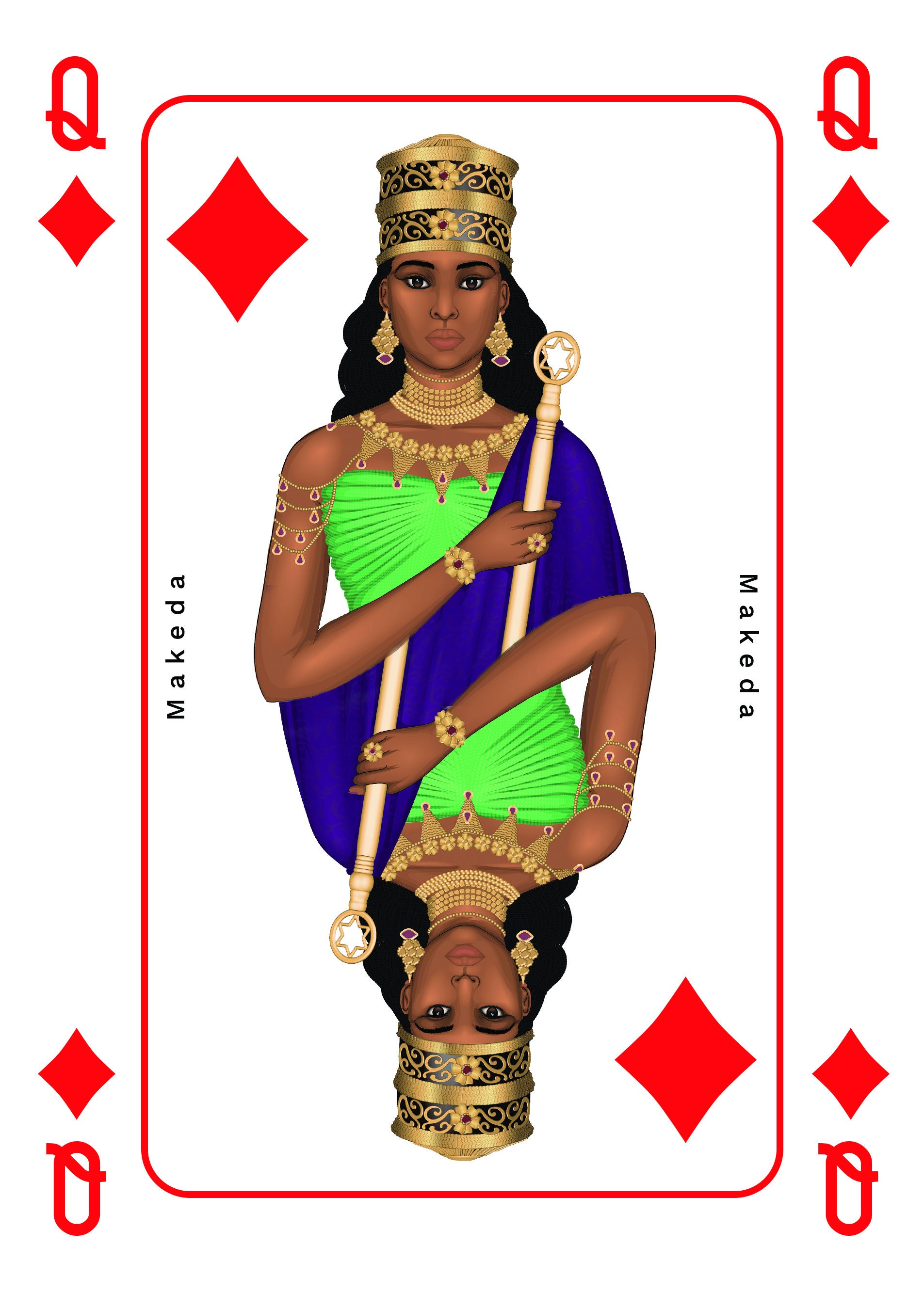 African Legends Playing Cards - Etsy