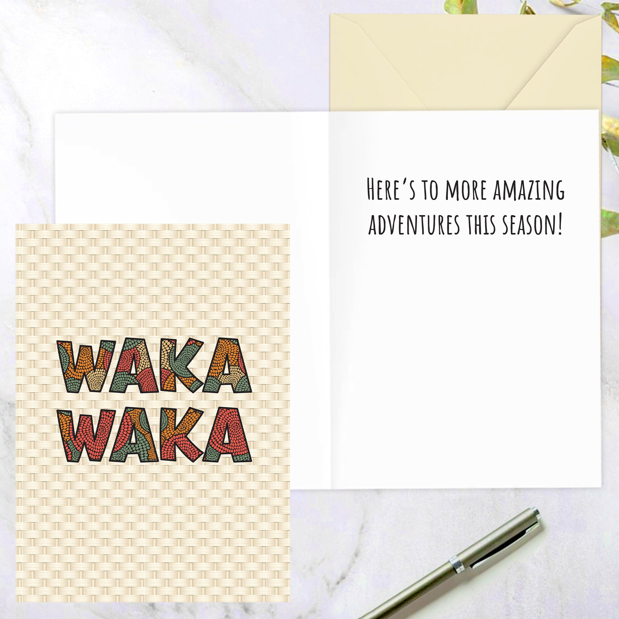 10 Pack Premium Nigerian Greeting Cards, Fun Assorted Cards With ...