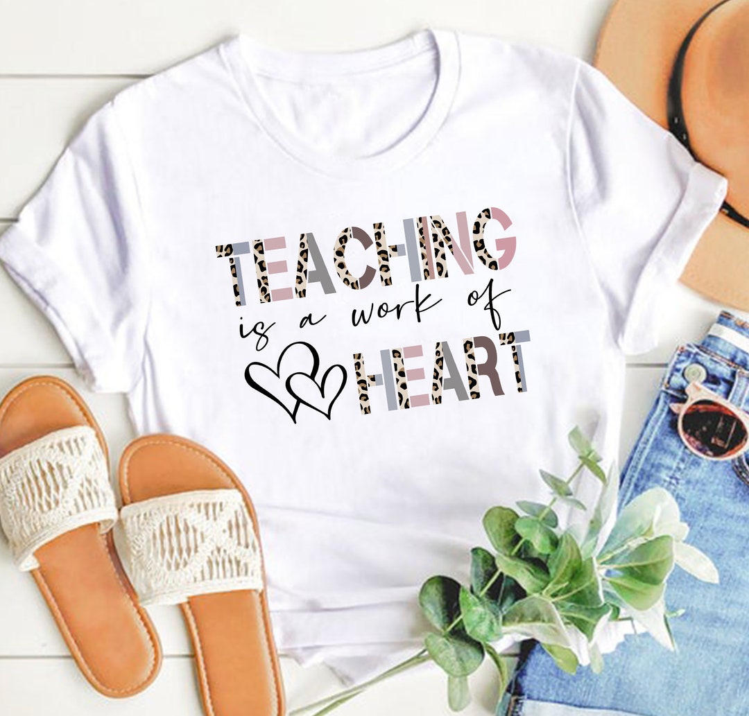 Teaching is A Work of Heart Svg Png, Best Teacher Svg, Teacher ...