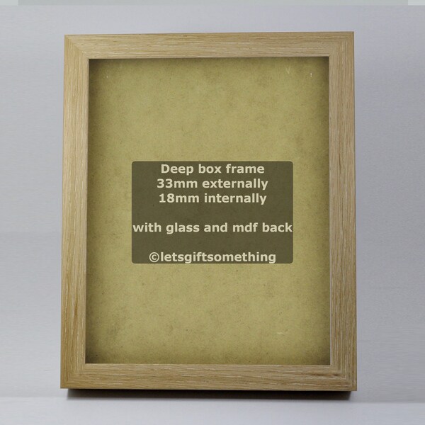 Deep Box Frames - Etsy UK