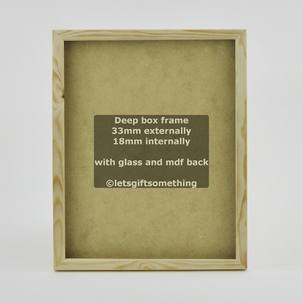 Deep Box Frames - Etsy UK