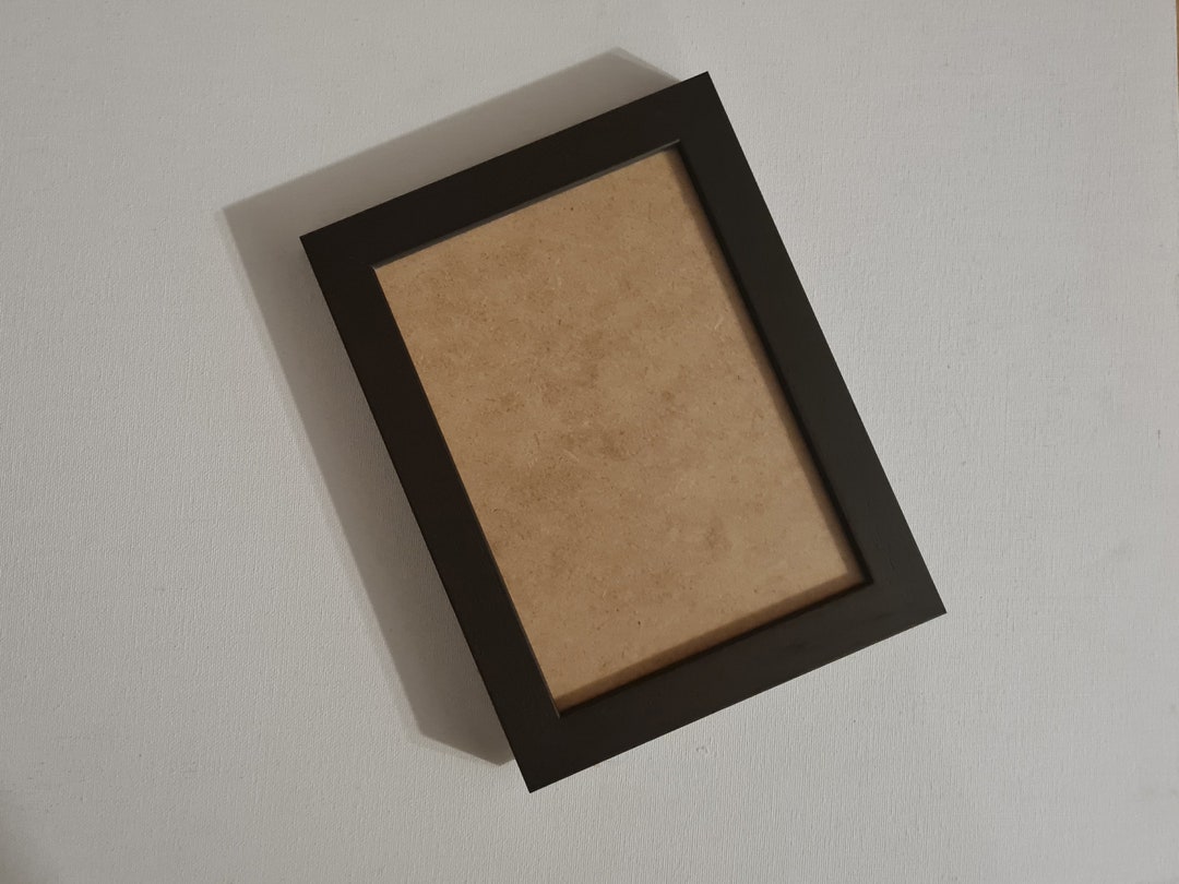 Dark Brown 7x5" Wooden Picture Frame, Photo Frames, With Clear Acrylic ...
