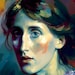 Virginia Woolf Oil Painting Art Print Portrait POSTER 5 | Classic ...