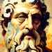 Plato Oil Painting Art Print Portrait POSTER | Philosophy History ...