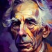 Bertrand Russell Oil Painting Art Print Portrait POSTER | Philosophy ...
