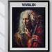 Antonio Vivaldi Oil Painting Art Print Portrait POSTER Classical Music ...