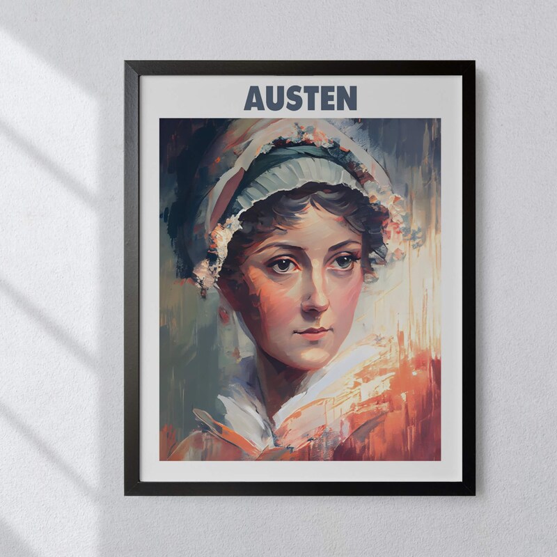 Jane Austen Poster - Etsy