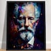 Martin Heidegger Oil Painting Art Print Portrait POSTER 2 Philosophy ...