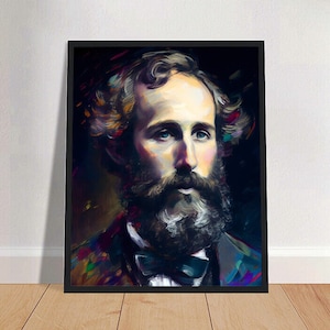 James Clerk Maxwell Oil Painting Art Print Portrait POSTER | Science ...