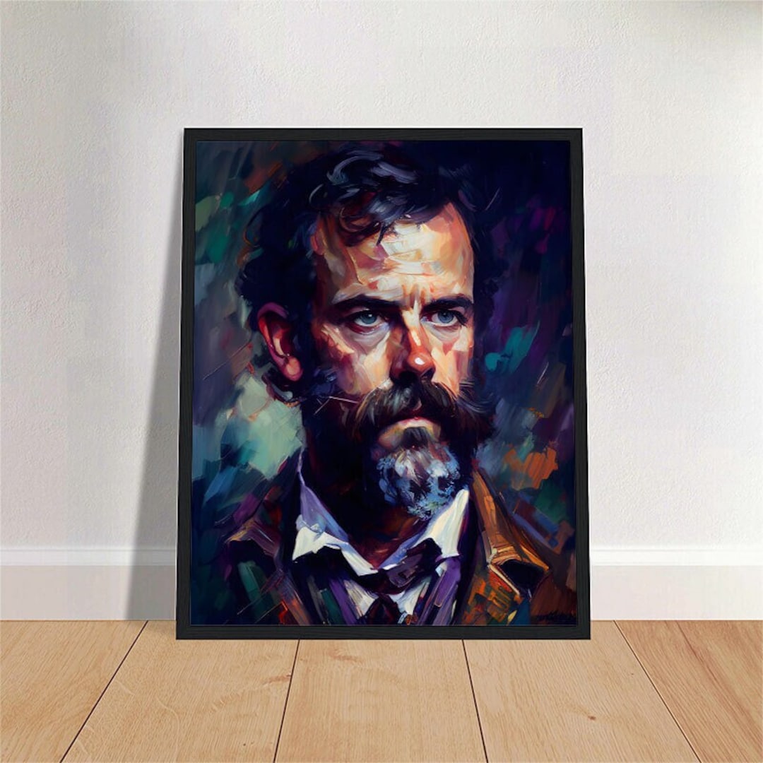 William James Oil Painting Art Print Portrait POSTER | Psychology ...