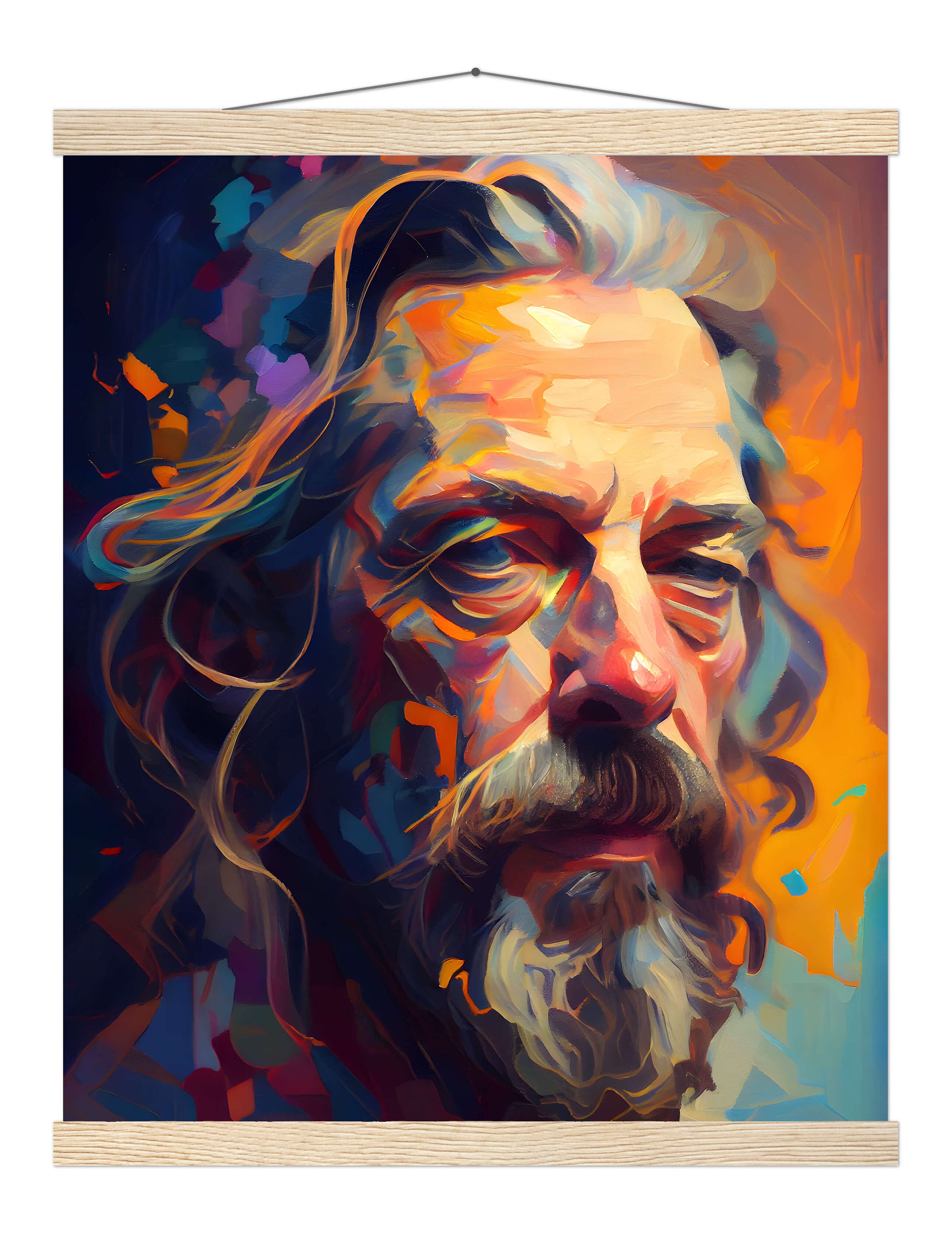 Alan Watts Oil Painting Art Print Portrait POSTER 1 - Etsy