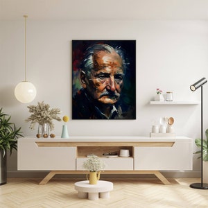 Martin Heidegger Oil Painting Art Print Portrait POSTER 2 | Philosophy ...