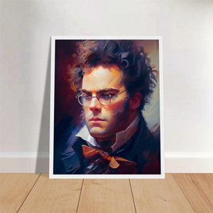 Franz Schubert Oil Painting Art Print Portrait POSTER | Classical Music ...