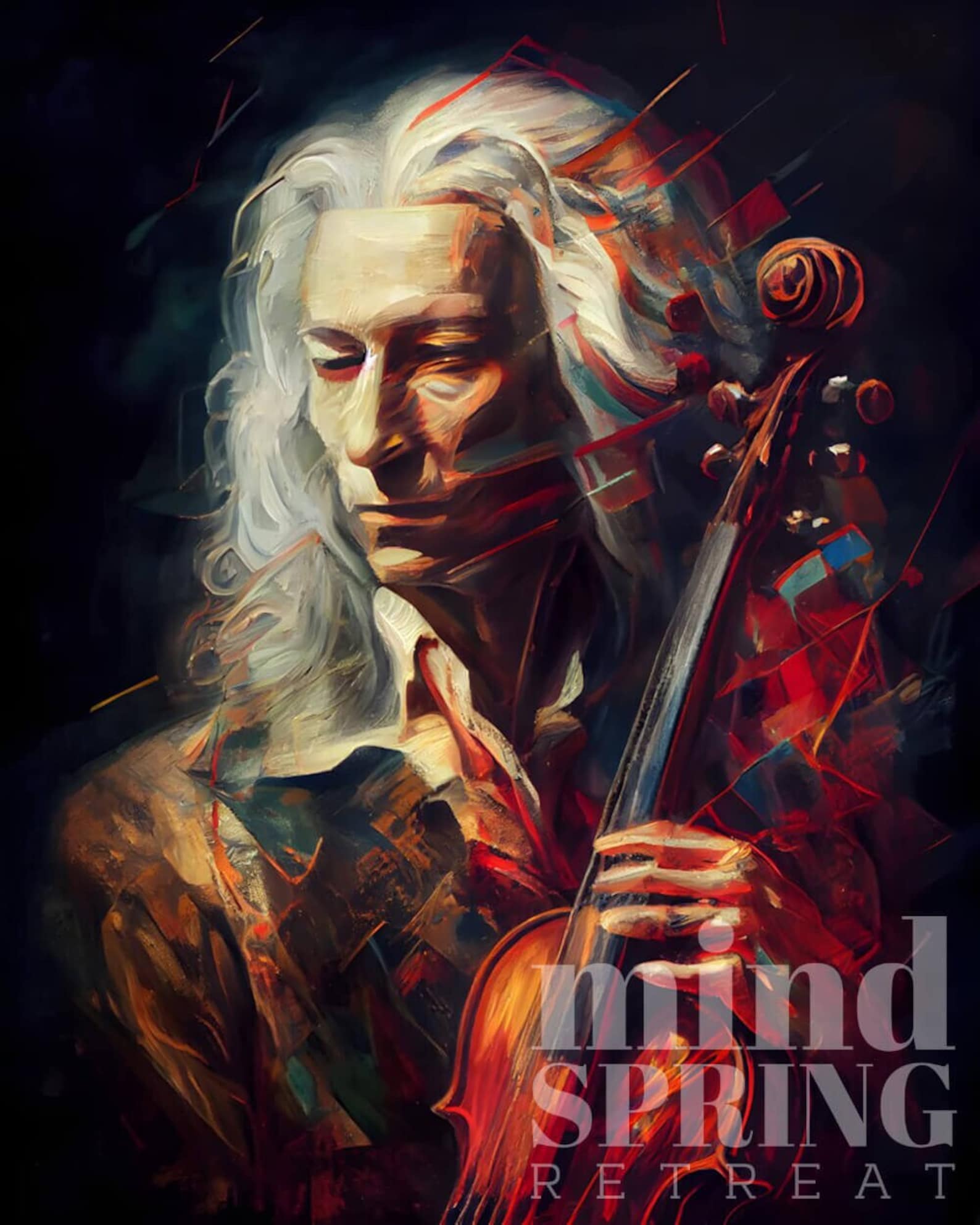 Antonio Vivaldi Oil Painting Art Print Portrait POSTER Classical Music ...
