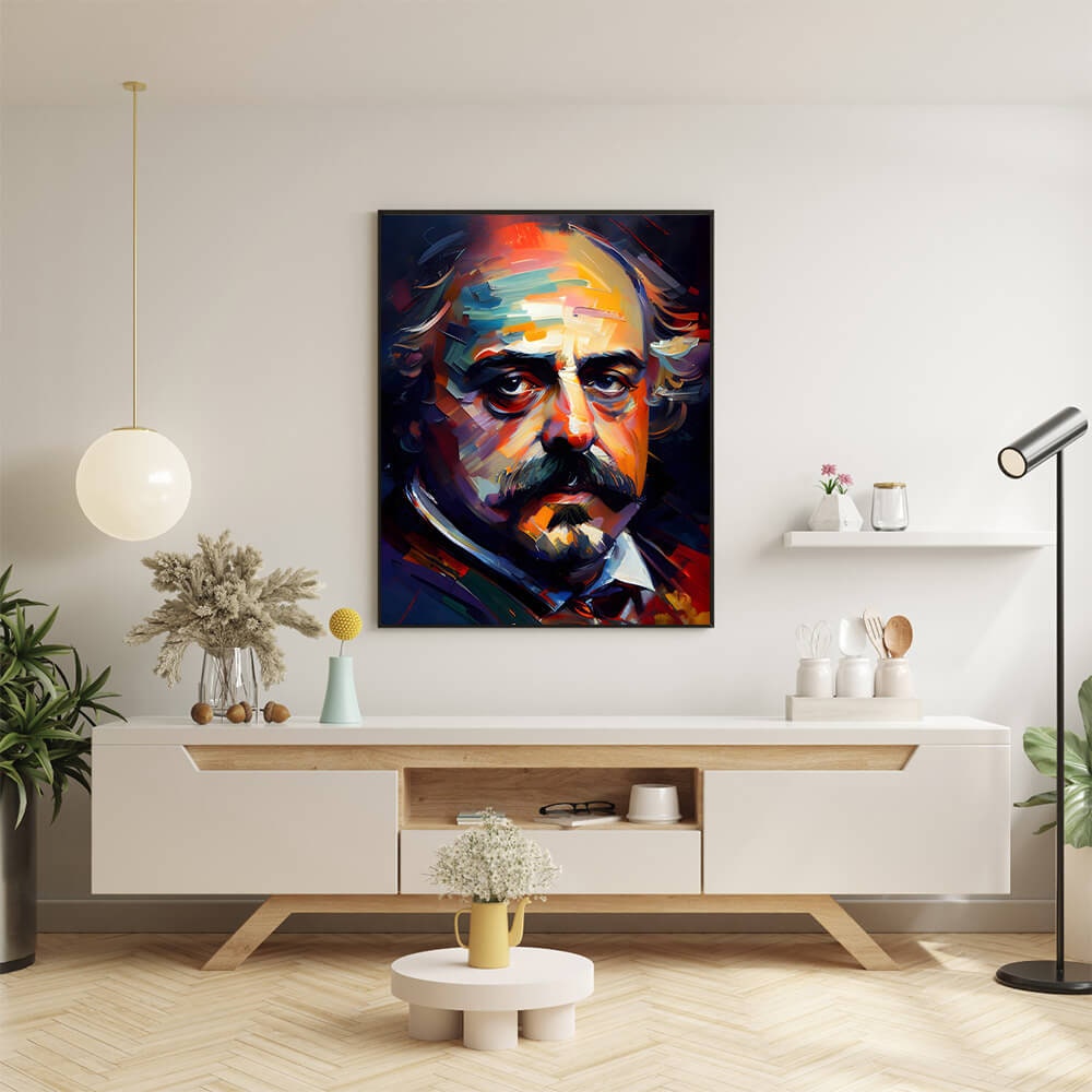 Gustave Flaubert Oil Painting Art Print Portrait POSTER 2 - Etsy