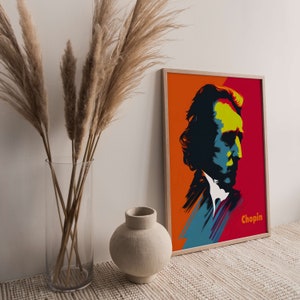 Frédéric Chopin Painting Art Print Portrait POSTER | Classical Music ...