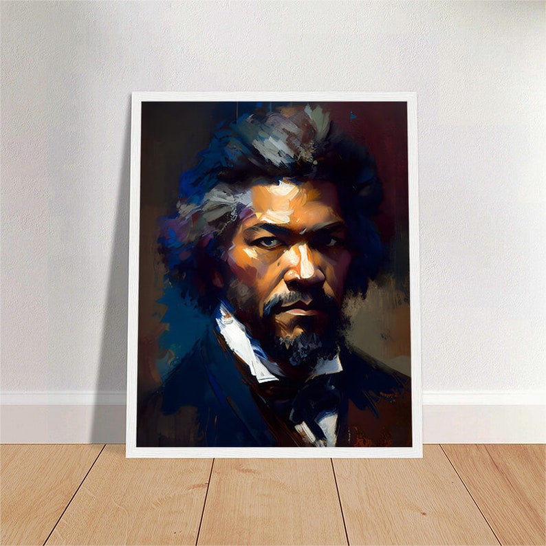 Frederick Douglass Oil Painting Art Print Portrait POSTER 3 - Etsy