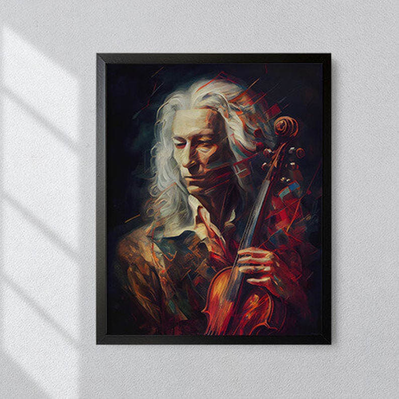 Antonio Vivaldi Oil Painting Art Print Portrait POSTER Classical Music ...