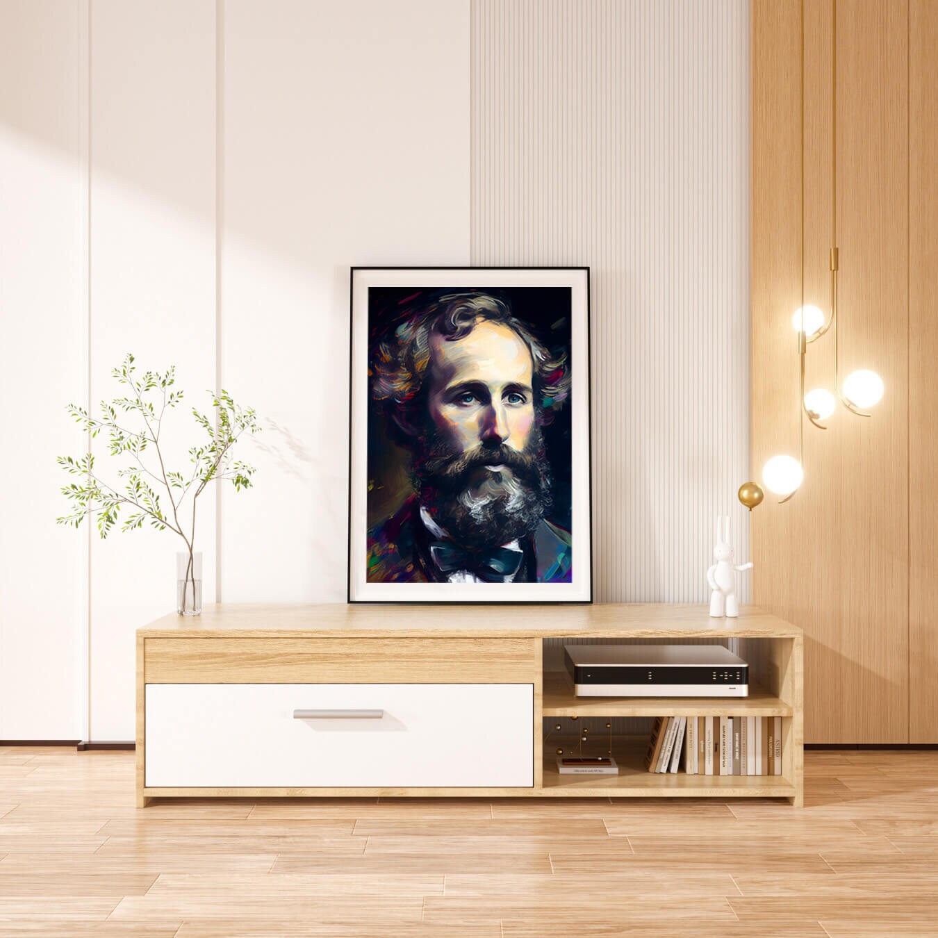 James Clerk Maxwell Oil Painting Art Print Portrait POSTER | Science ...