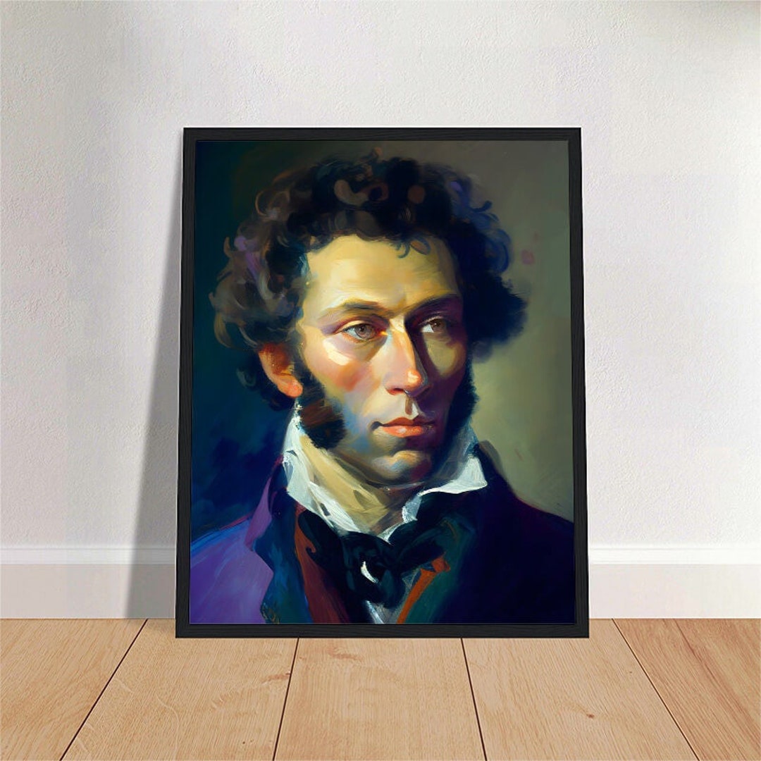 Alexander Pushkin Oil Painting Art Print Portrait POSTER 2 | Classic ...
