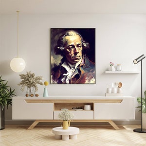 Leonhard Euler Oil Painting Art Print Portrait POSTER | Mathematics ...
