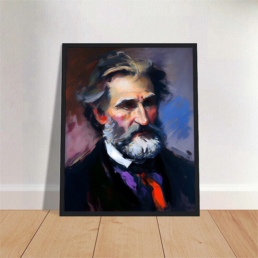 Giuseppe Verdi Oil Painting Art Print Portrait POSTER 4 | Classical ...