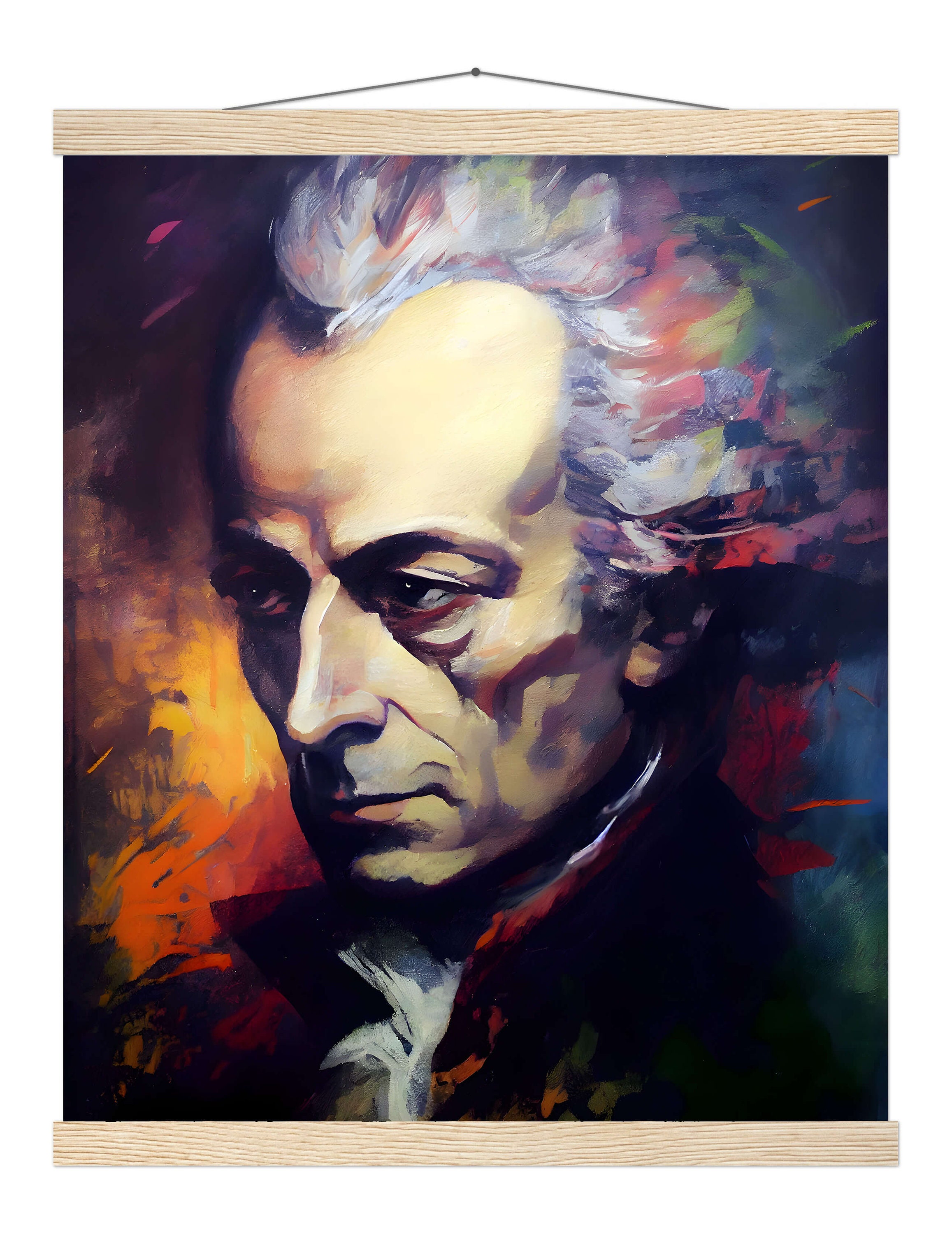 Immanuel Kant Oil Painting Art Print Portrait POSTER 2 - Etsy