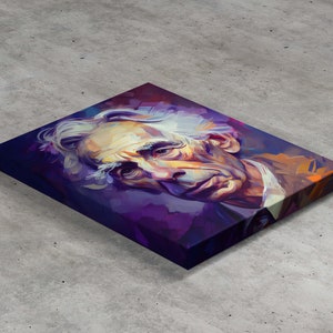 Bertrand Russell Oil Painting Art Print Portrait POSTER | Philosophy ...