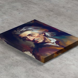 John Locke Oil Painting Art Print Portrait POSTER | Philosophy Physical ...