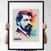 Claude Debussy Watercolor Minimalist Art Print Portrait POSTER ...