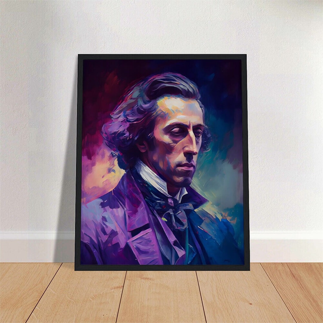 Frédéric Chopin Oil Painting Art Print Portrait POSTER 1 | Classical ...