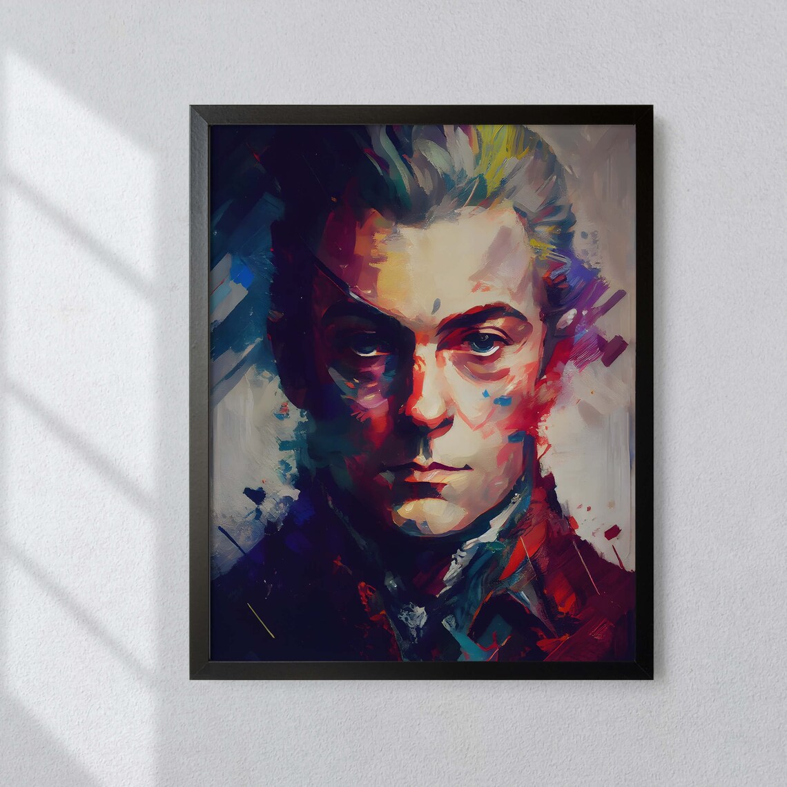 Wolfgang Amadeus Mozart Oil Painting Art Print Portrait POSTER - Etsy