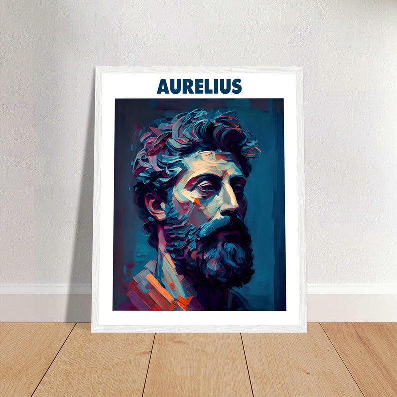 Marcus Aurelius Oil Painting Art Print Portrait POSTER 1 | History ...