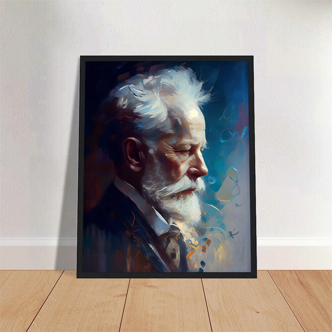 Pyotr Ilyich Tchaikovsky Oil Painting Art Print Portrait POSTER 2 ...