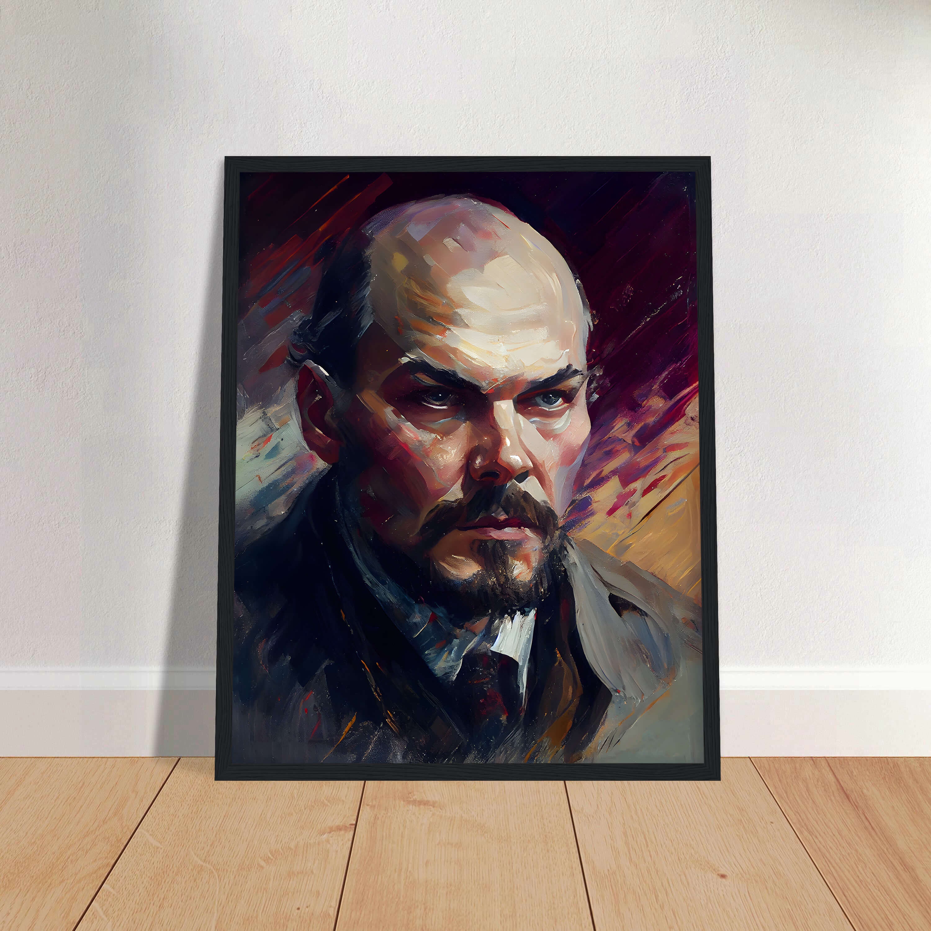 Vladimir Lenin Oil Painting Art Print Portrait POSTER - Etsy
