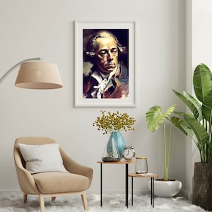 Leonhard Euler Oil Painting Art Print Portrait POSTER | Mathematics ...