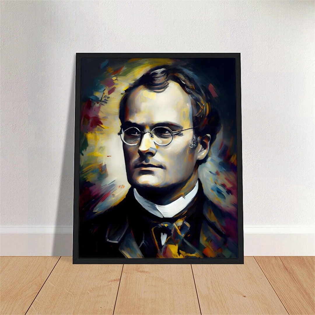 Gregor Mendel Oil Painting Art Print Portrait POSTER | Science Biology ...