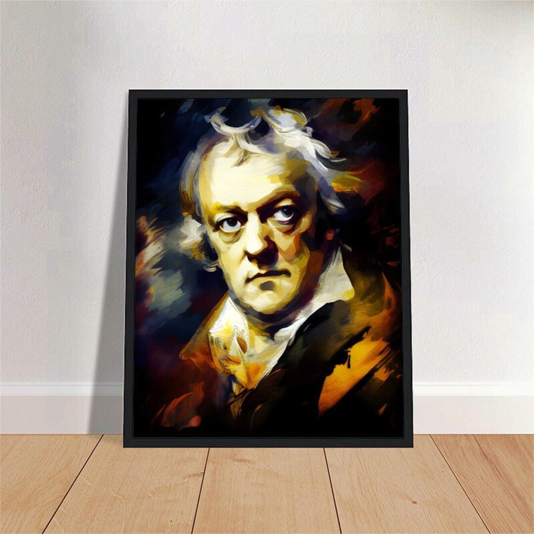 William Blake Oil Painting Art Print Portrait POSTER | Classic ...
