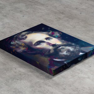 James Clerk Maxwell Oil Painting Art Print Portrait POSTER | Science ...