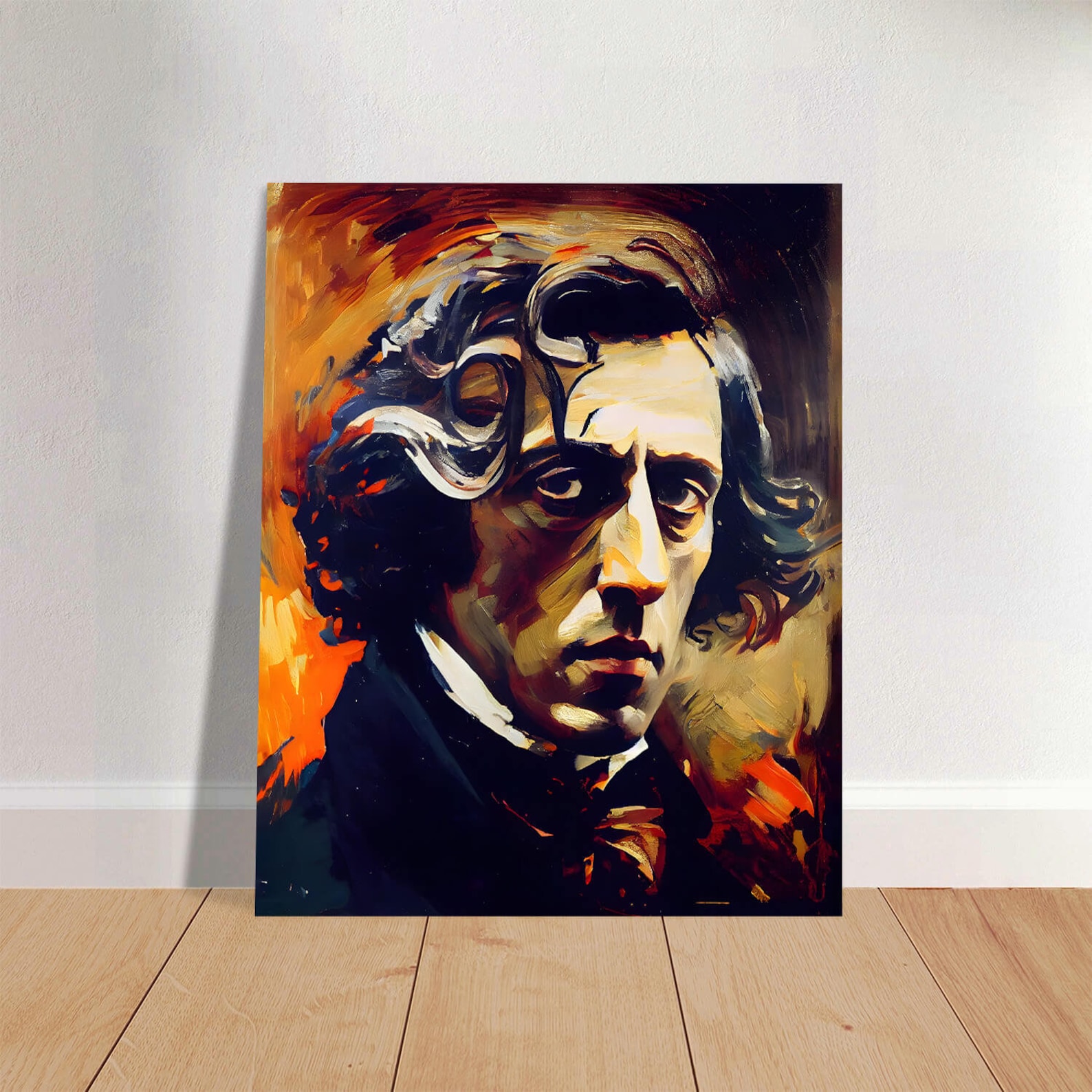 Frédéric Chopin Oil Painting Art Print Portrait POSTER 4 | Classical ...