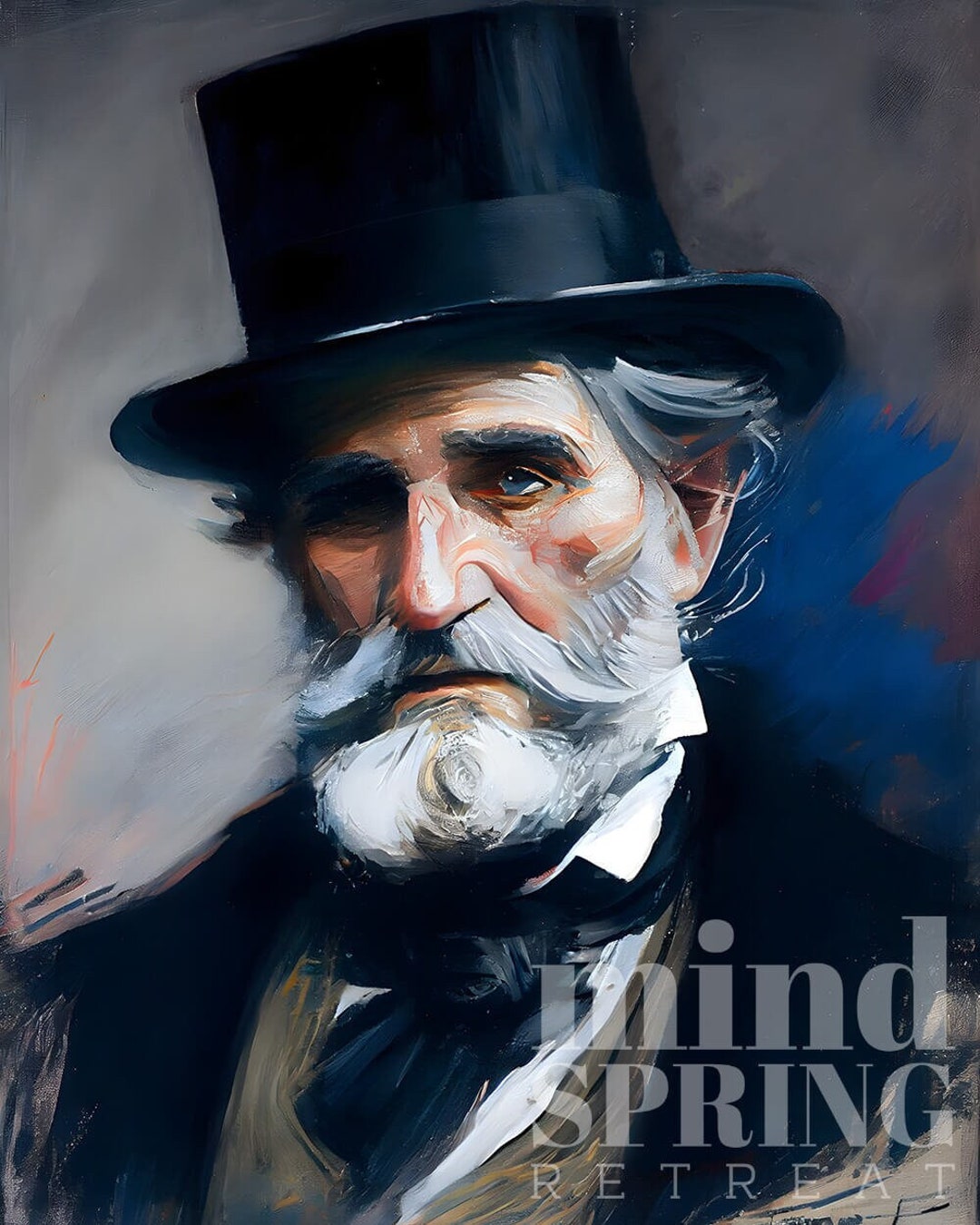 Giuseppe Verdi Oil Painting Art Print Portrait POSTER 2 - Etsy