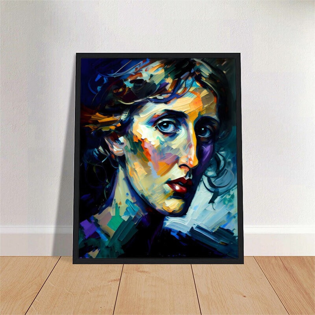 Virginia Woolf Oil Painting Art Print Portrait POSTER 6 | Classic ...