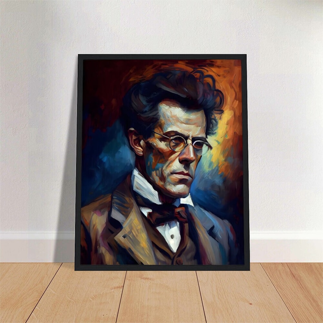 Gustav Mahler Oil Painting Art Print Portrait POSTER 2 | Classical ...