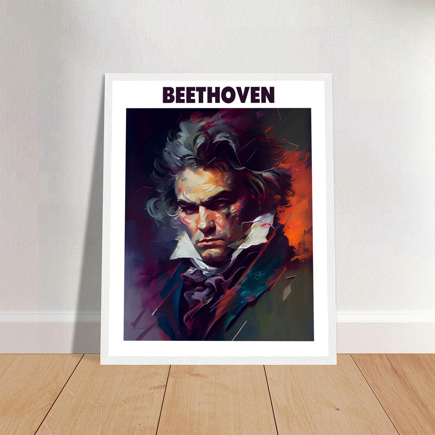 Ludwig Van Beethoven Oil Painting Art Print Portrait POSTER 4 ...
