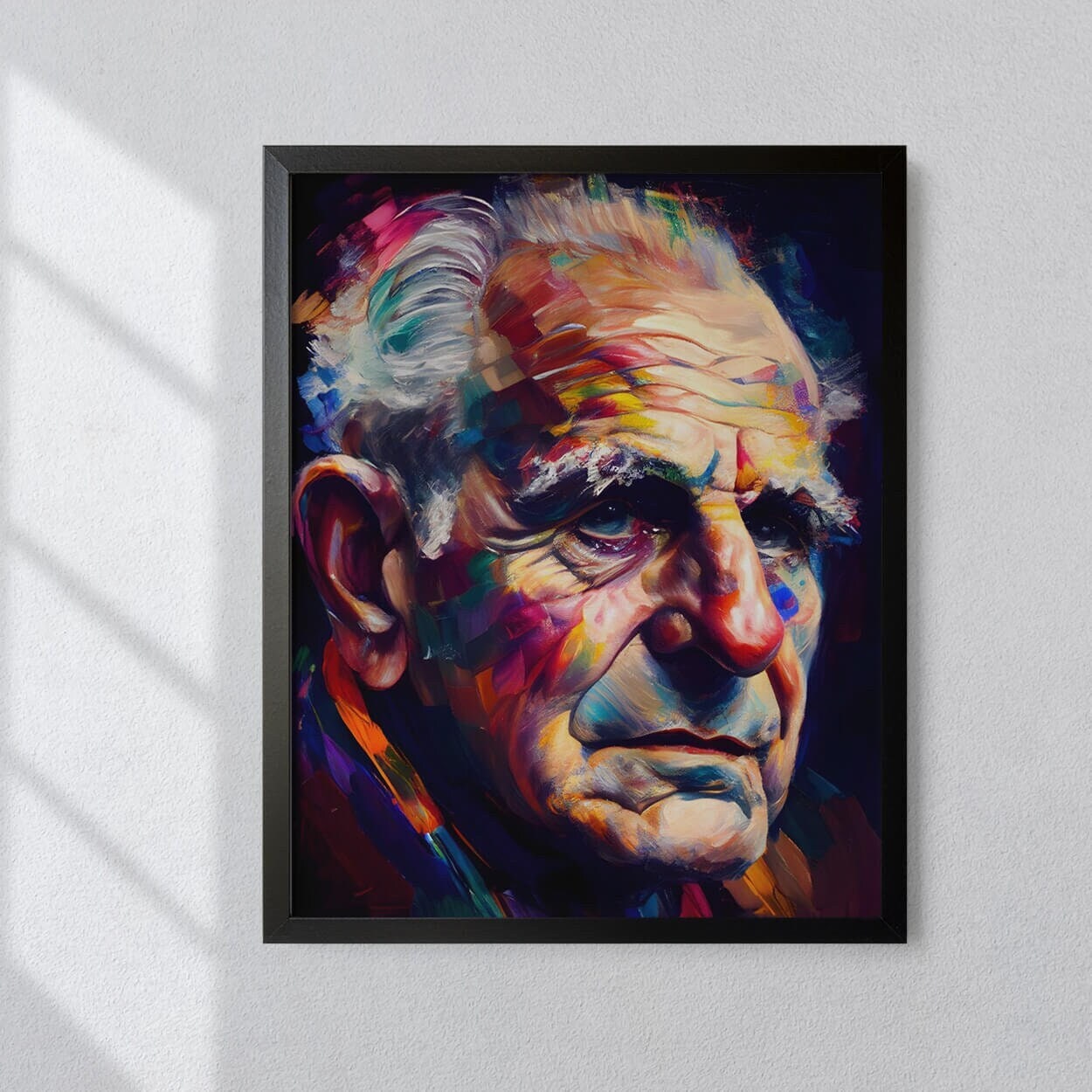 Karl Popper Oil Painting Art Print Portrait POSTER | Philosophy of ...