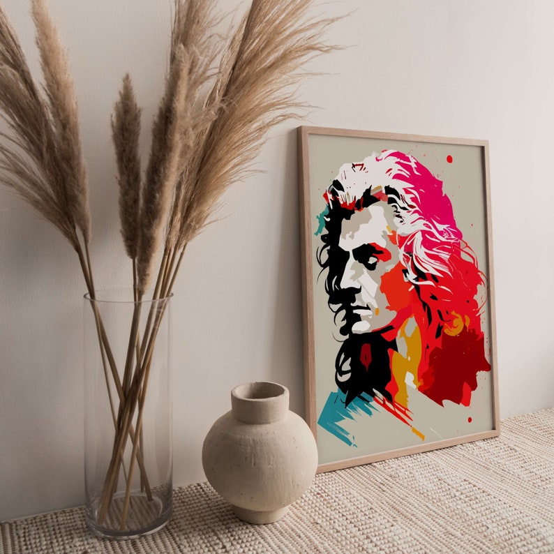 Isaac Newton Watercolor Minimalist Art Print Portrait POSTER - Etsy